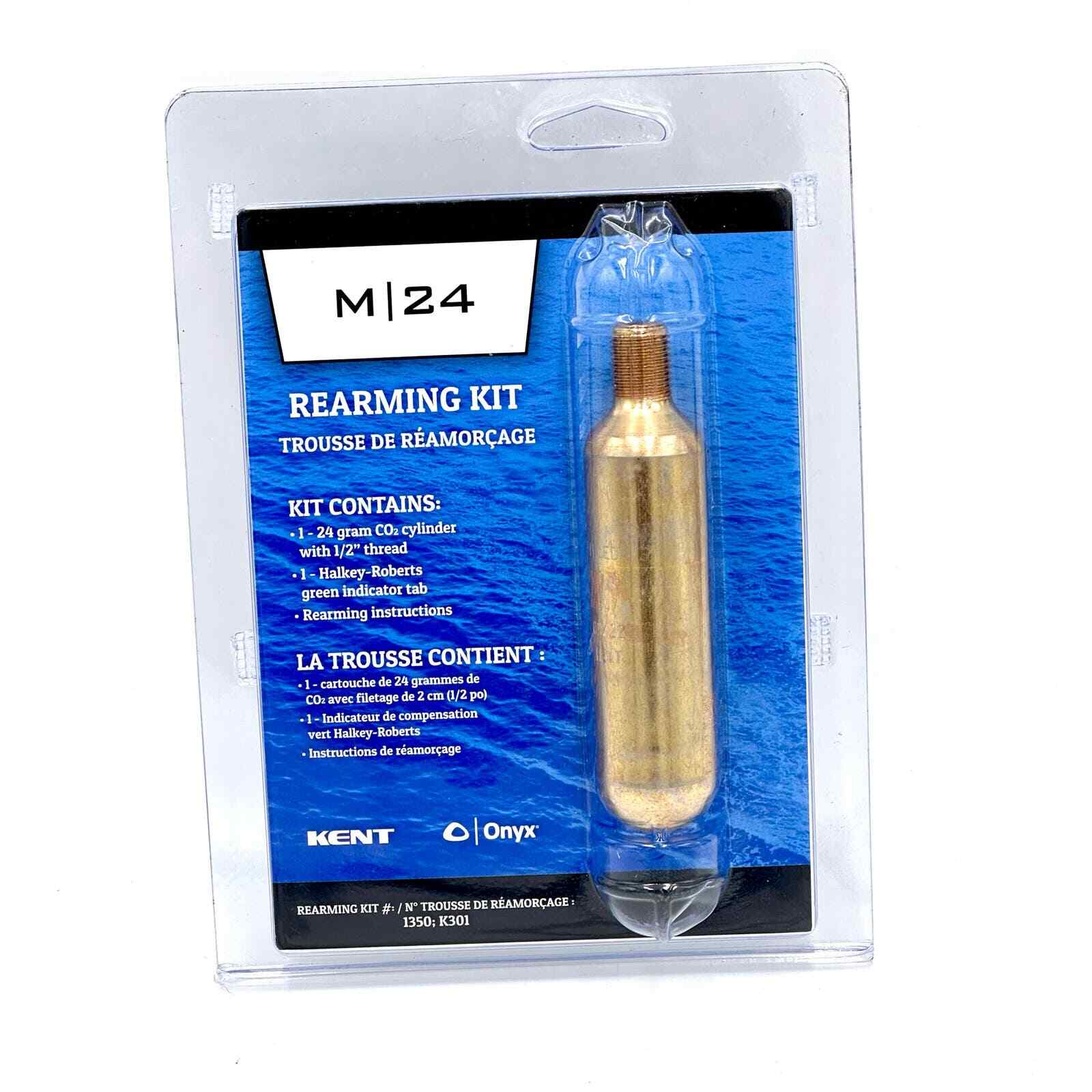 ONYX 24 GRAM CO2 REARMING KIT FOR MANUAL INFLATABLE LIFE JACKET M24 | eBay