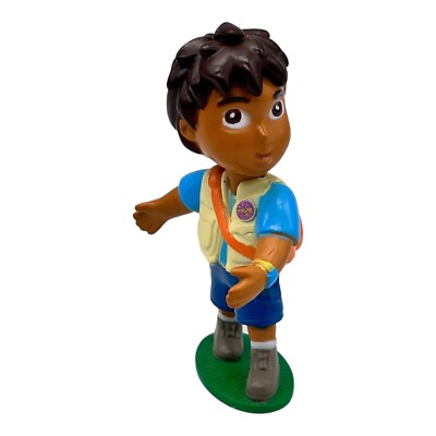 Go Diego Go Running Cake Topper 3 Inch Figure Figurine 2009 Viacom | eBay