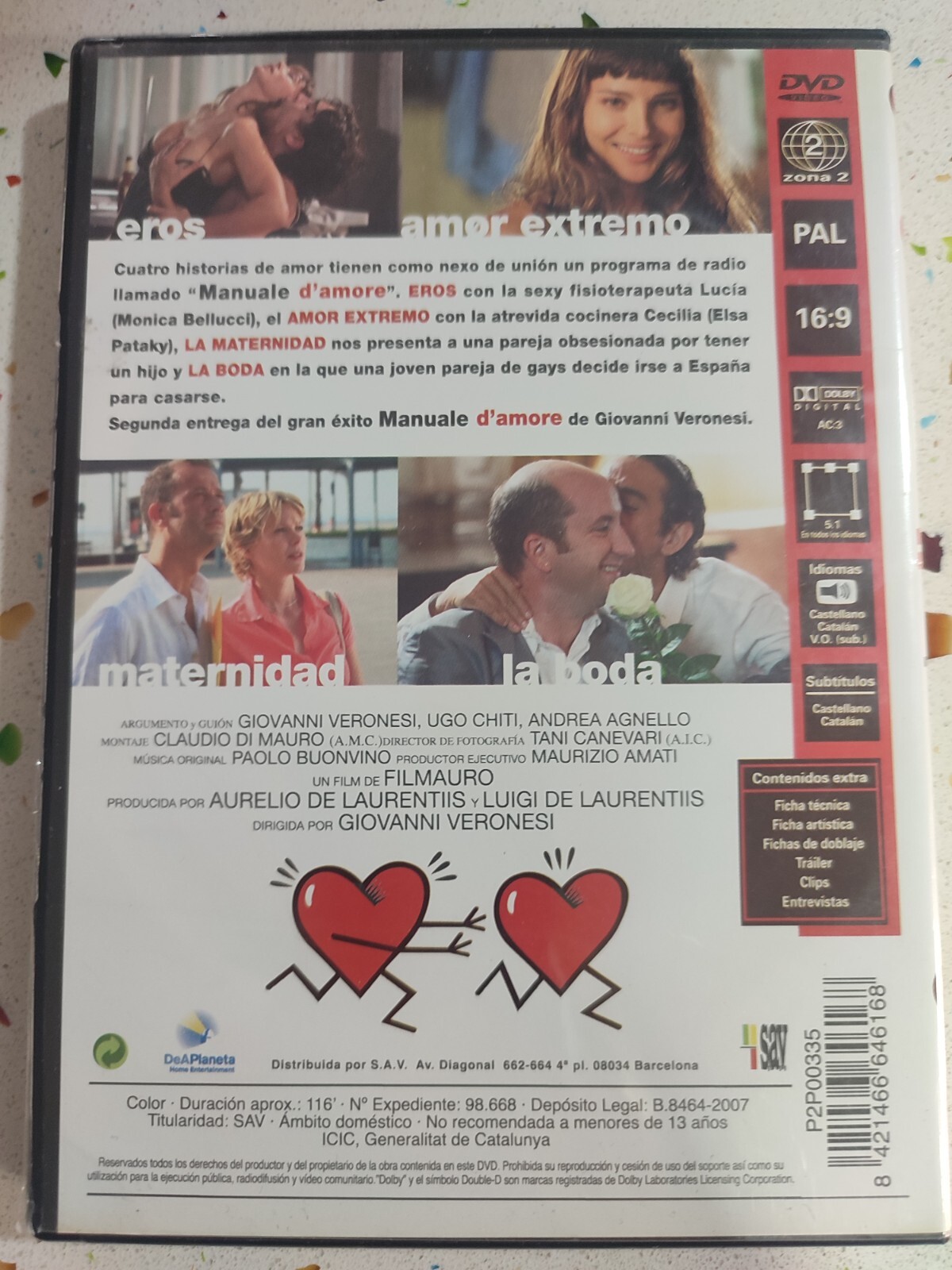 Zug D'Amore 2 DVD Giovanni Veronesi Castillan Catalan Am | eBay