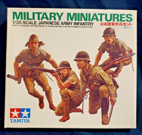 Tamiya Military Miniatures 1/35 Scale Japanese Army Infantry Model Kit ...