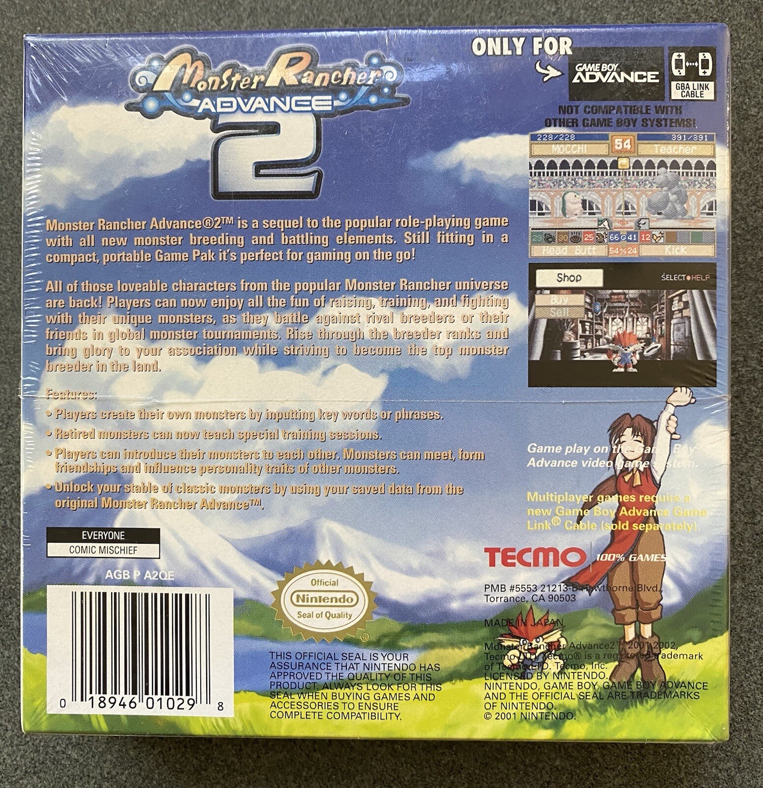 NEW! Monster Rancher Advance 2 (Nintendo Game Boy Advance, 2002 ...