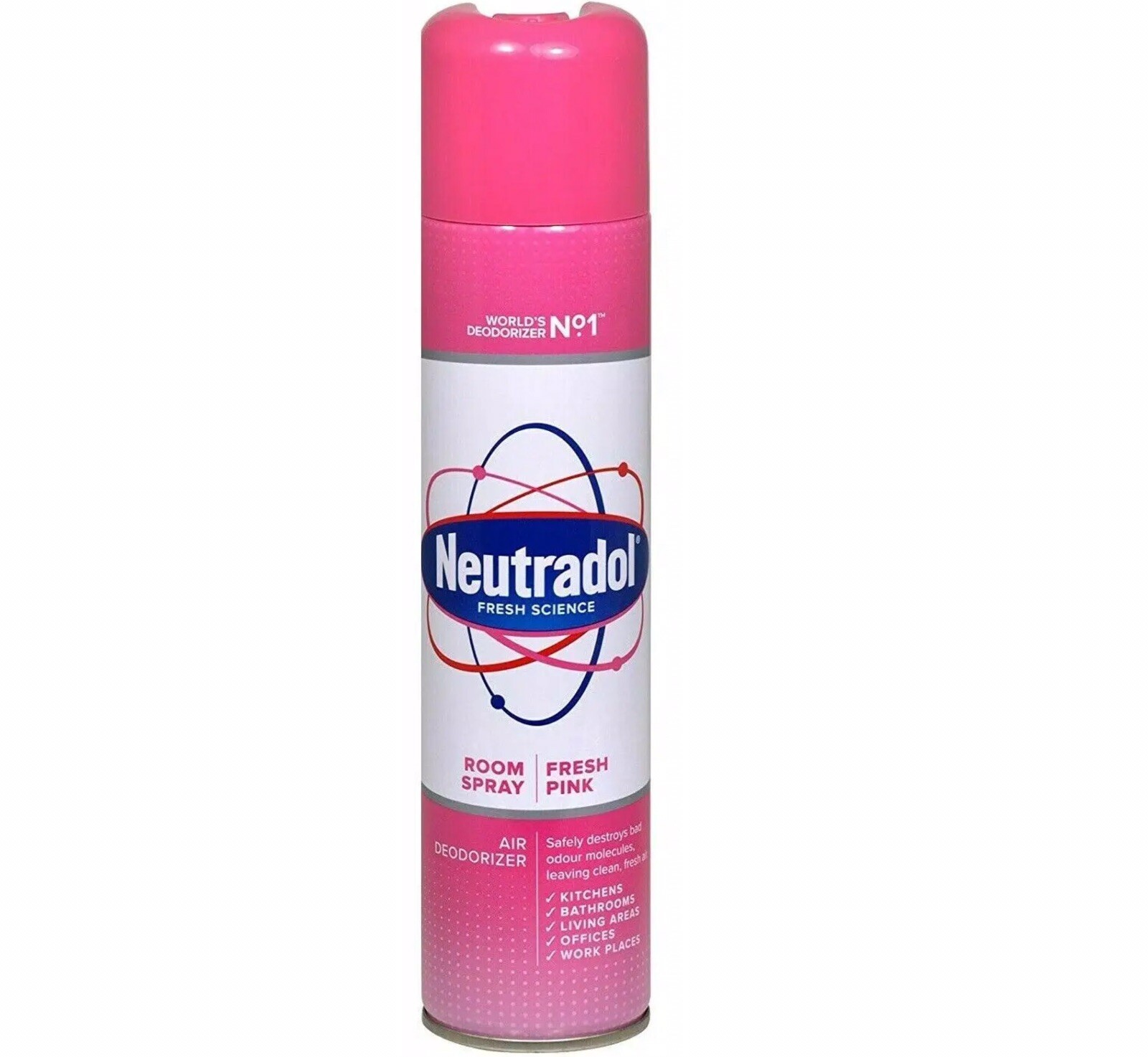3 x Neutradol Fresh Pink Aerosol Room Spray Odour Destroyer Air ...