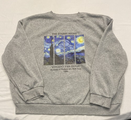 Shein The Starry Night Sweater Vincent Van Gogh Museum Of Modern Art ...