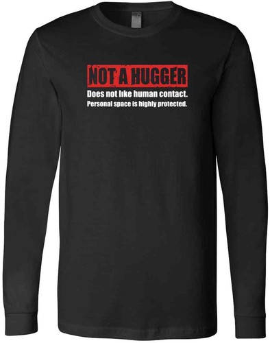 Not A Hugger Shirt Funny I M Not A Hugger Definition New Trendy Gift T ...