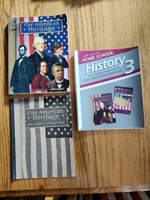 Abeka Book, Our American Heritage, History Grade 3, lot of 7 paperback ...