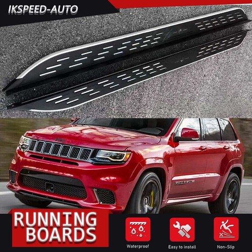 fits for Jeep Grand Cherokee 2011-2021 Running Boards Side Steps Pedals ...