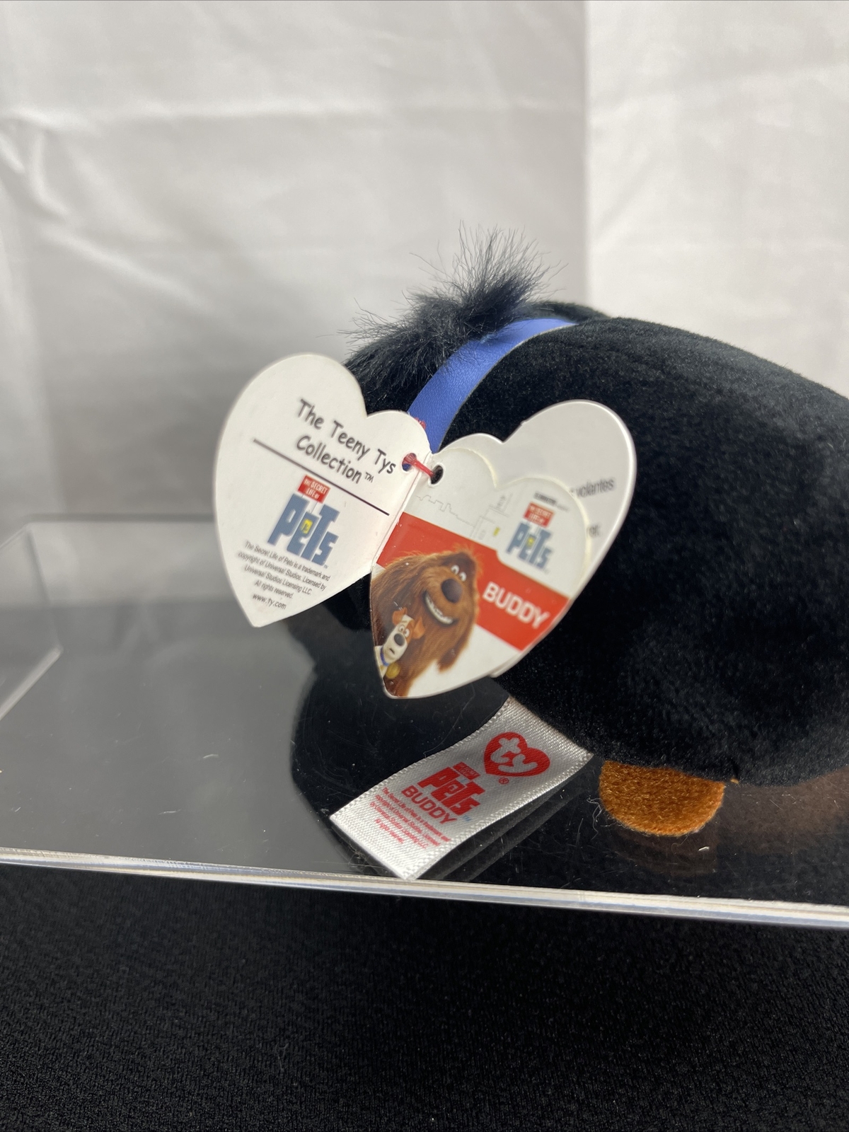 1999 TY TEENY TY’s SECRET LIFE OF PETS BUDDY THE DACHSHUND MINI PLUSH ...