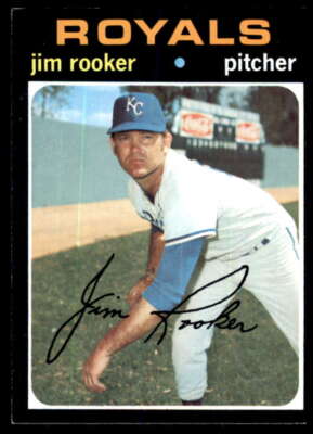 1971 TOPPS JIM ROOKER KANSAS CITY ROYALS #730 EX+ X4458 | eBay