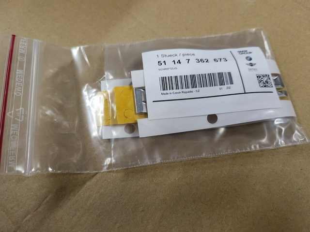 Genuine BMW X Drive 20d Door Badge Emblem 51147362673 for sale online ...