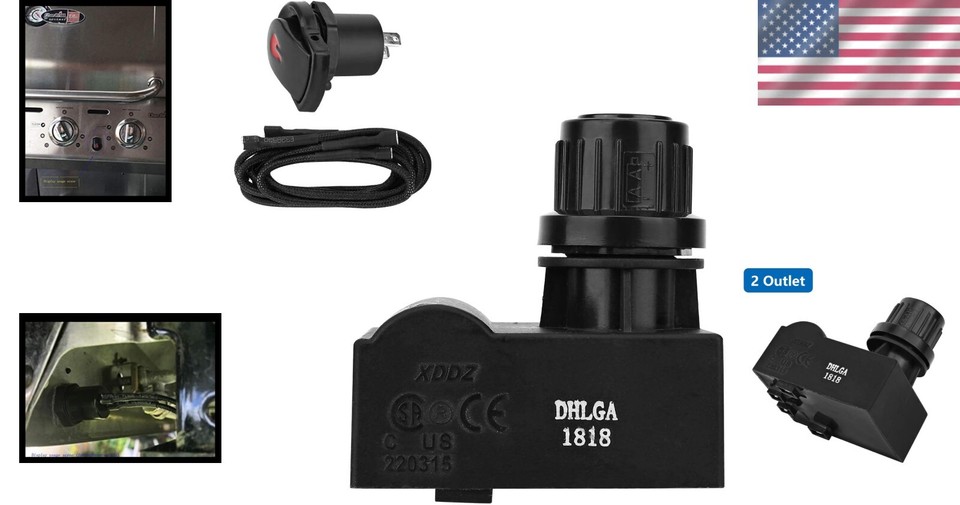 Easy Install Char-Broil Igniter Replacement Kit - 2 Outlet and Switch ...