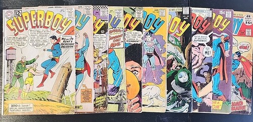 Superboy 100 - 181 Low Grade DC Comic Books Silver & Bronze Age Lot Of ...