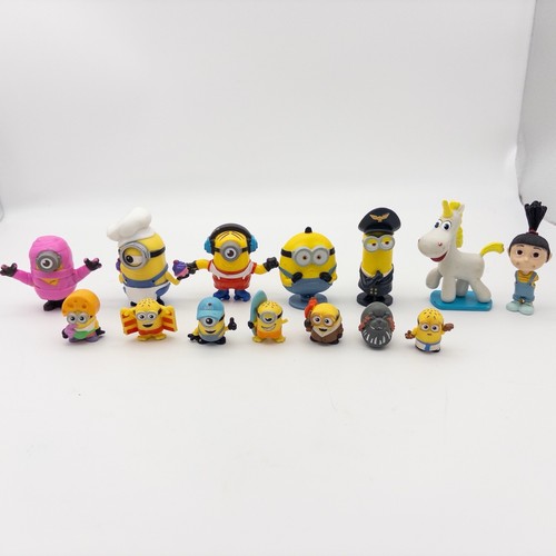 Lot Of 14 Assorted Despicable Me Minion Mini Figures Toys | eBay