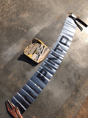 Rare Vintage NOS Decal Racing windshield Sunshade For Pinto Sedan ...