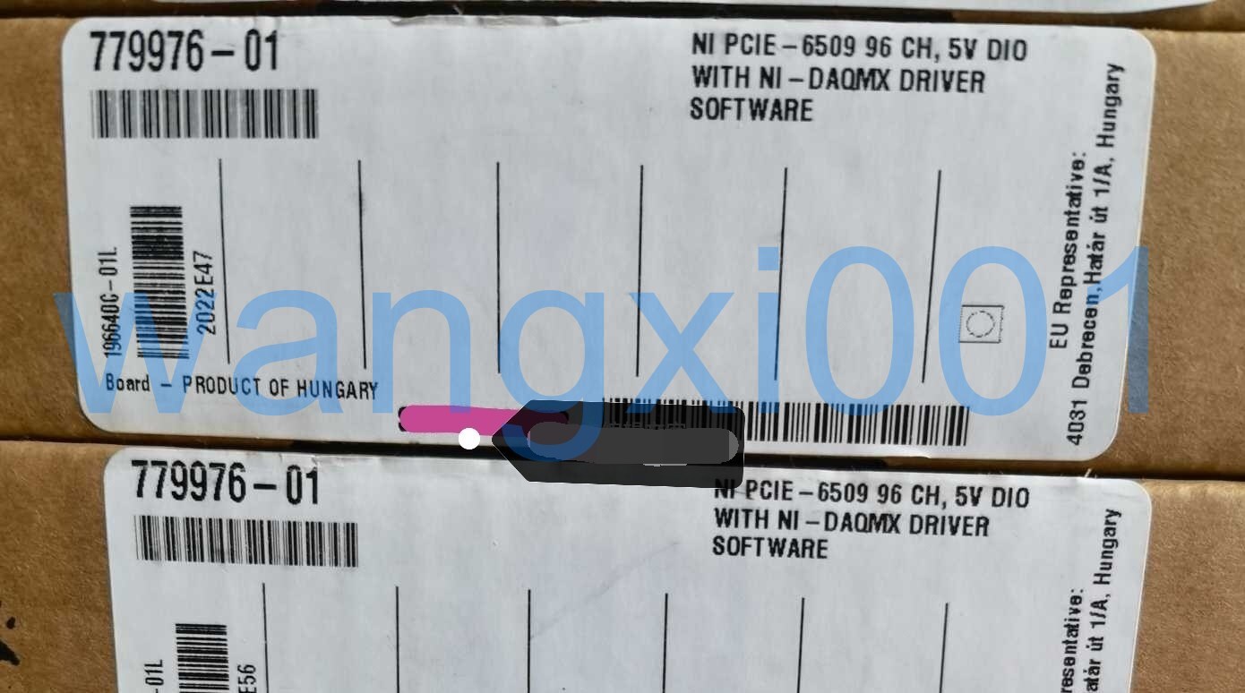 New in Box NI PCIE-6509 779976-01 industrial 96 channel digital i/o ...