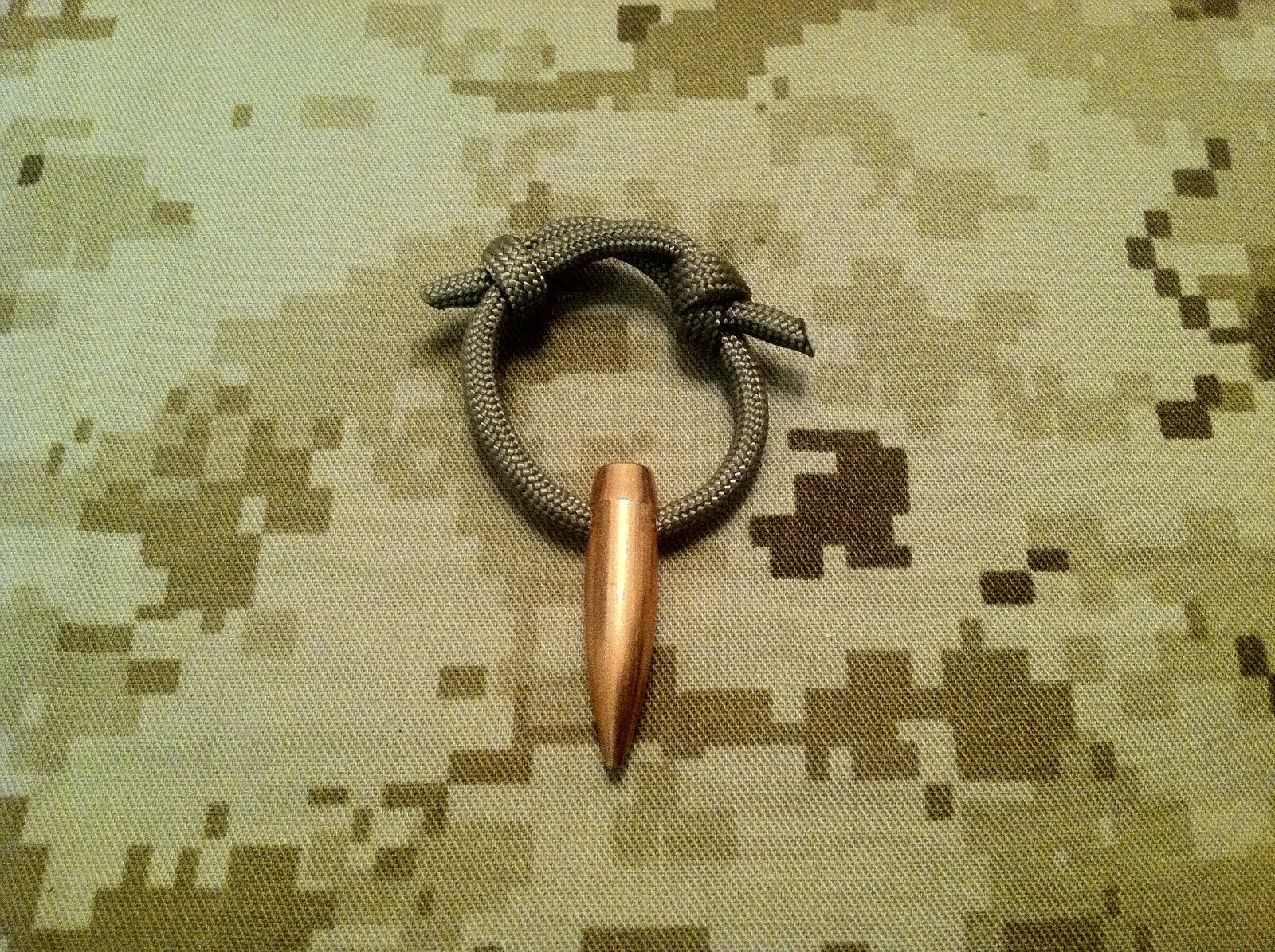 USMC SNIPER MINI HOG TOOTH KEYCHAIN MOS 0317 / 8541 TAN PARACORD | eBay