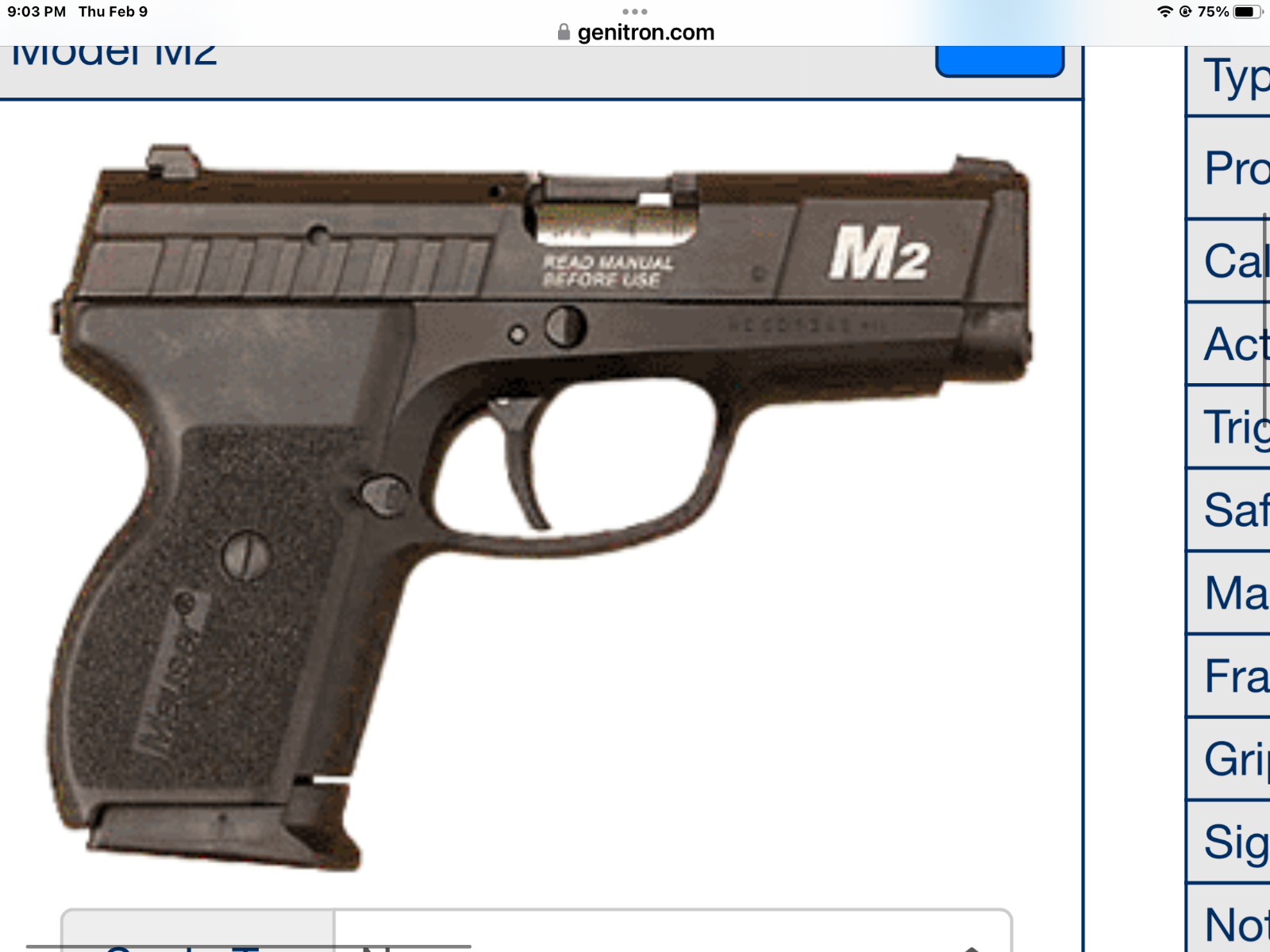 Dillon Precision Holster by Mitch Rosen Black Leather MAUSER M2 45acp ...