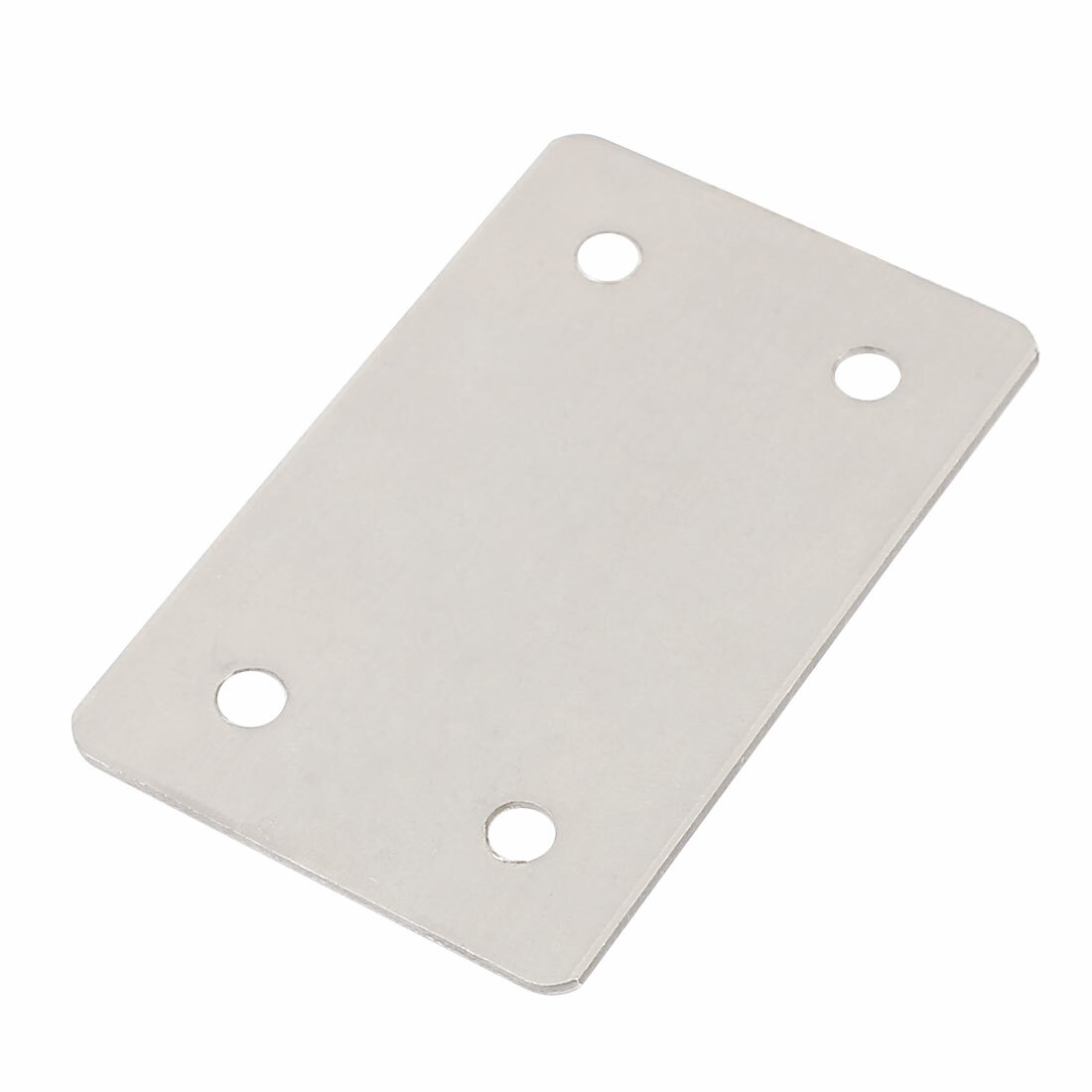 Metal Rectangle 4 Holes Flat Mending Repair Plate Bracket Fastener ...