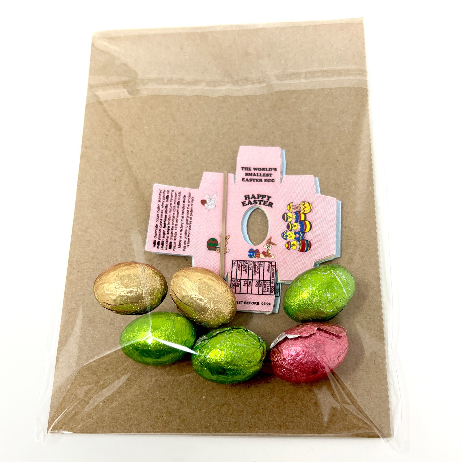 World's Smallest Easter Eggs - Tiny Solid Chocolate Eggs with flatpack ...