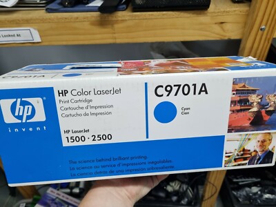 HP Color Laserjet 1500 2500 Genuine C9701A Cyan Cartridge | eBay Australia