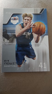 2002-03 Fleer Basketball NBA Hoops Stars #41 Dirk Nowitzki - Dallas ...