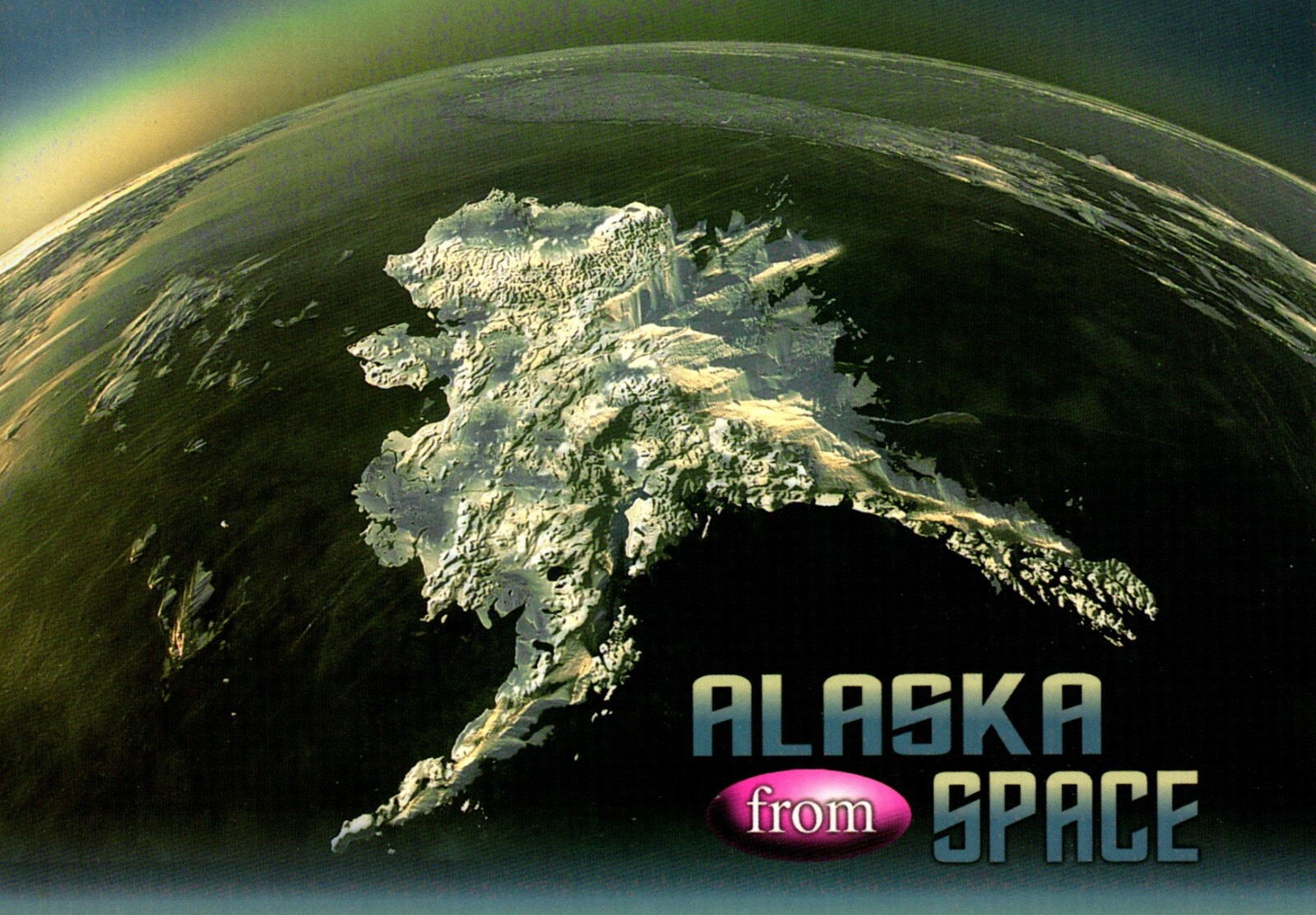 Alaska From Space Postcard | eBay