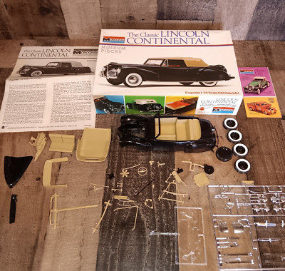 Vintage Monogram 1972 Museum Pieces 1941 Lincoln Continental Cabriolet ...