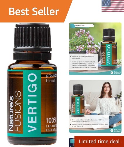 Portable Natural Vertigo Relief Oil - Fast-Acting Ginger & Essential ...