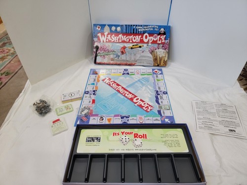 Washington-Opoly Board Game Washington DC Capital America Sealed Pcs ...