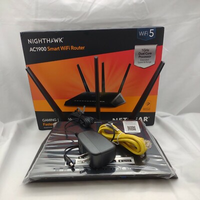 BRAND NEW IN OPEN BOX Netgear R6900 Nighthawk AC1900 Smart WiFi Router ...
