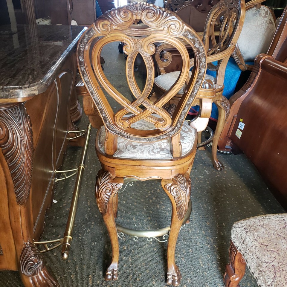 AICO by Michael Amini Eden pair of bar stools | eBay