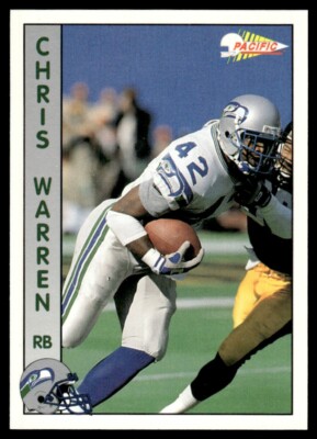 1992 Pacific Chris Warren Seattle Seahawks #623 | eBay