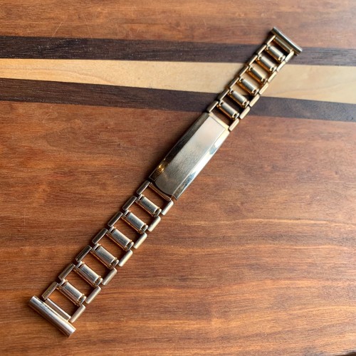 Vintage NOS Brite 16mm Gold Filled Ladder Style Sliding Clasp Bracelet ...