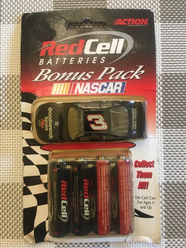 Rare Action Red Cell Batteries + 1:64 #3 Dale Earnhardt GM Goodwrench ...