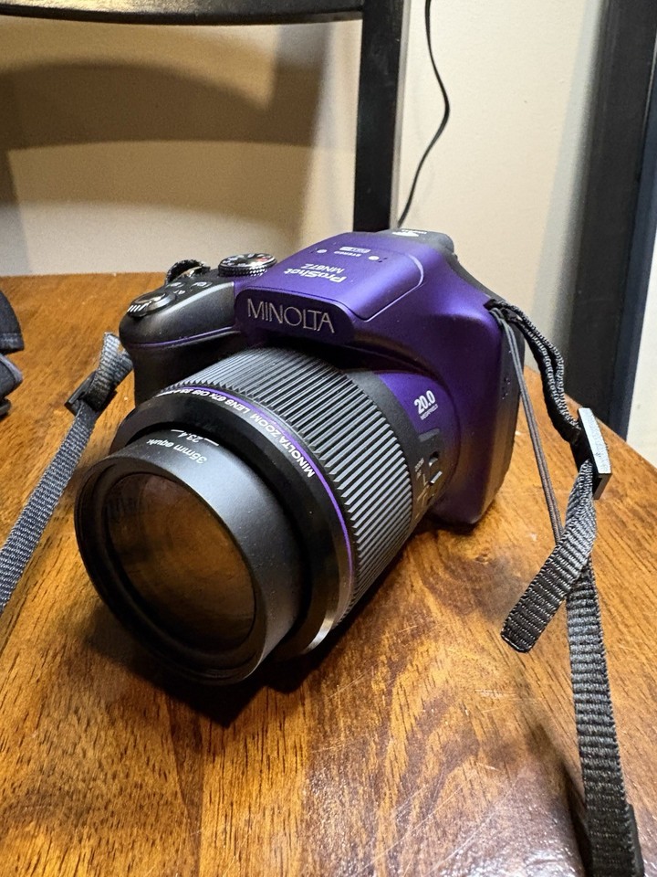 Minolta Pro Shot MN67Z 20MP FHD WiFi Digital Camera w/ 67x Optical Zoom - Purple 84438961386| eBay
