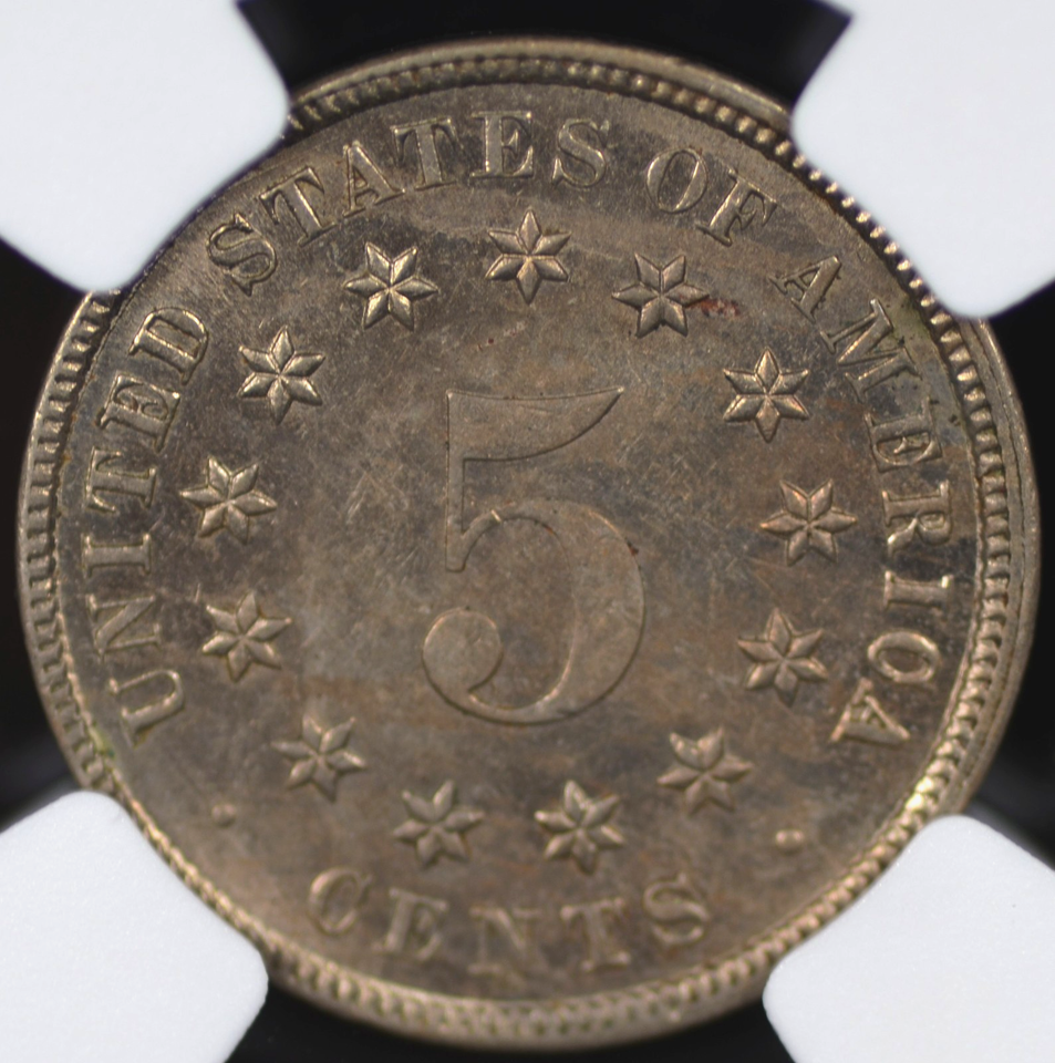 1883 SHIELD NICKEL NGC MS 61 LUSTROUS, WELL STRUCK, AND QUITE ORIGINAL ...