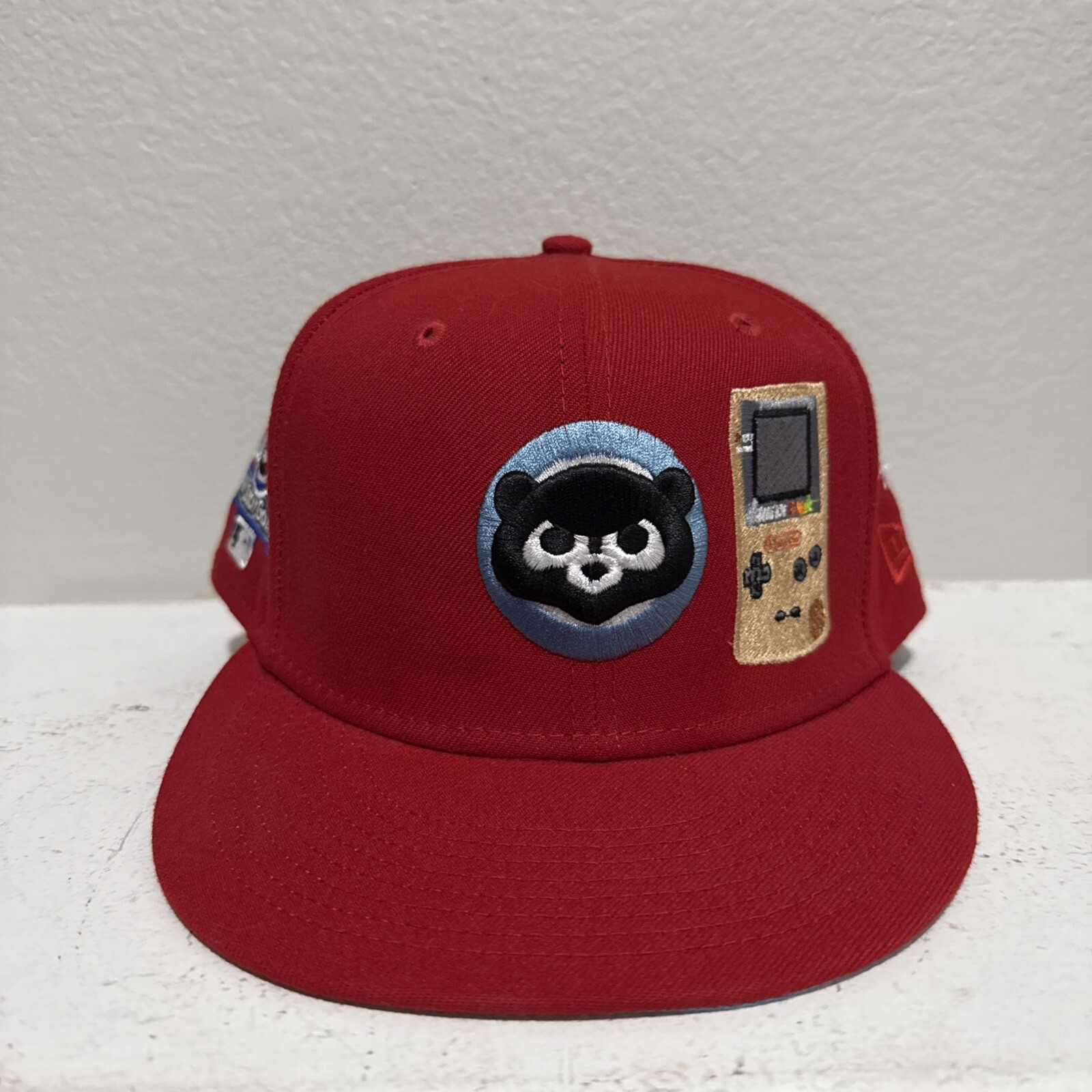 Lord Fubu EWDIL Red Blue UV Fitted Hat Chicago Cubs G… - Gem