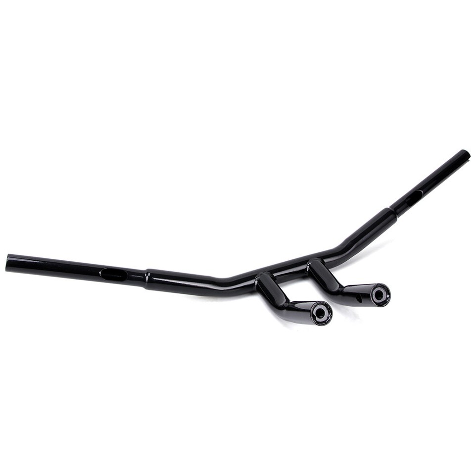 FAT 1-1/4" BLACK 8" RISE PULLBACK T-BARS HANDLEBARS DRAG BARS FOR ...