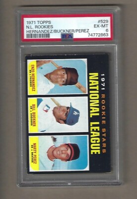 1971 TOPPS NATIONAL LEAGUE ROOKIE STARS BUCKNER # 529 PSA 6 | eBay