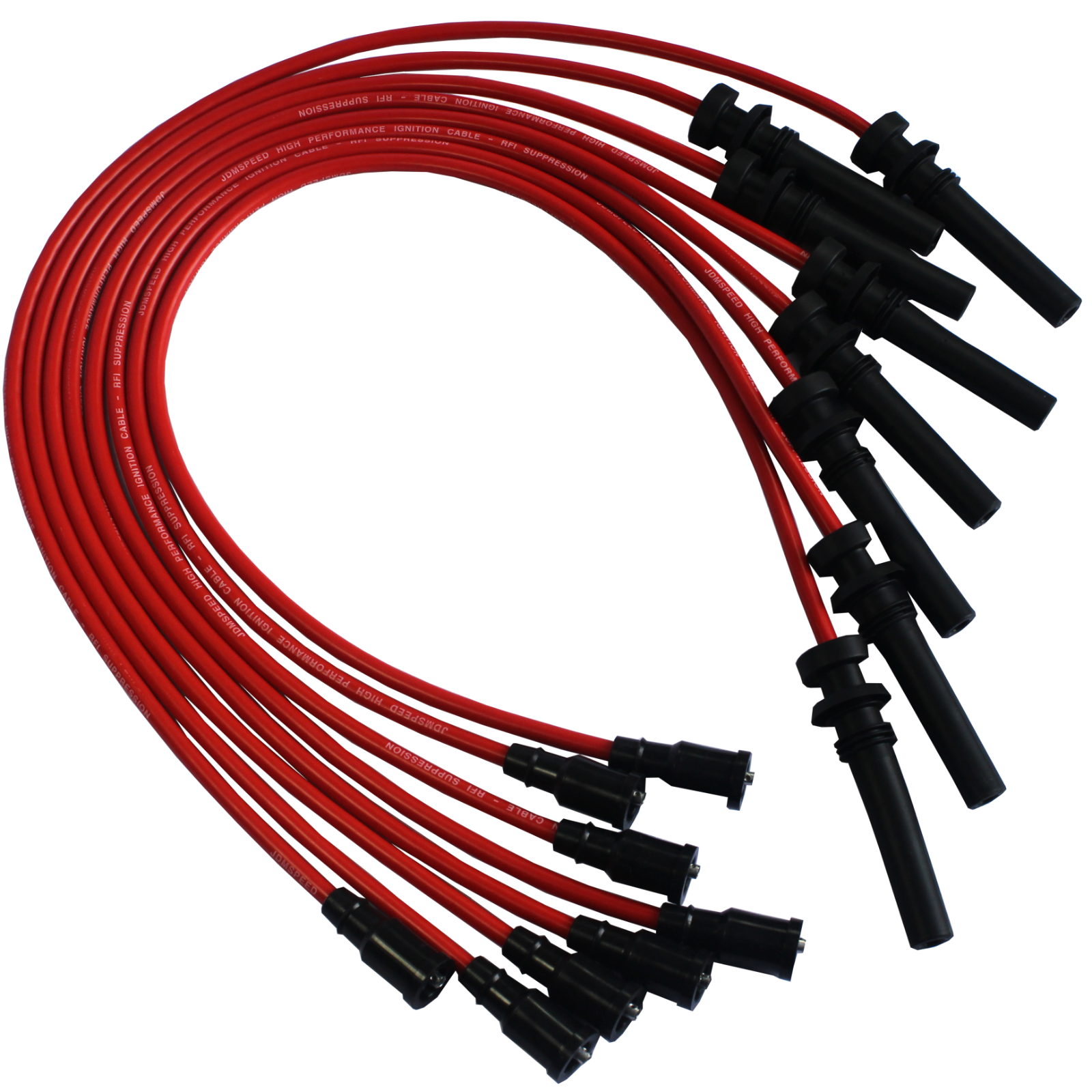 Red 10.5MM Silicone Spark Plug Wires For Dodge Chrysler 2003-2005 5.7L ...