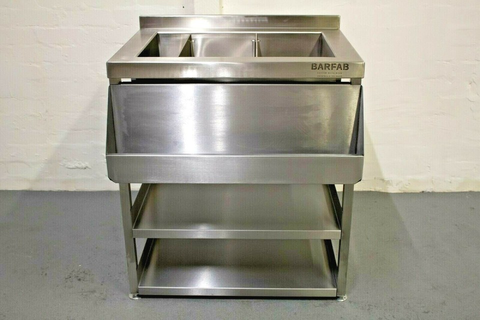 Stainless Cocktail 750mm Ice Well Station, Fully Insulated With ...