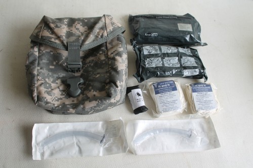 Individual FIRST AID KIT IFAK USAF Molle II Orig. U.S.Army NSN 6545-01 ...