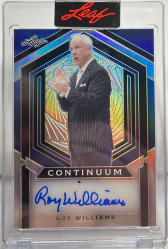 Roy Williams 2023 Leaf Continuum Autograph Auto #'d 31/55 - NORTH ...