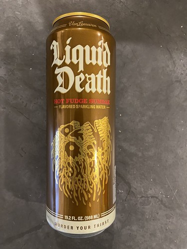 Liquid Death Hot Fudge Sundae Flavored Sparkling Water (1 Can Only ...