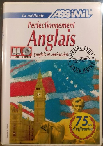 PERFECTIONNEMENT ANGLAIS - MÉTHODE ASSIMIL - COFFRET 1 LIVRE & 4 CD ...