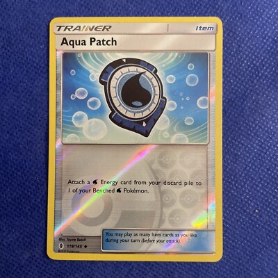 Aqua Patch 119/145 Guardians Rising Reverse Holo Uncommon NM/M | eBay