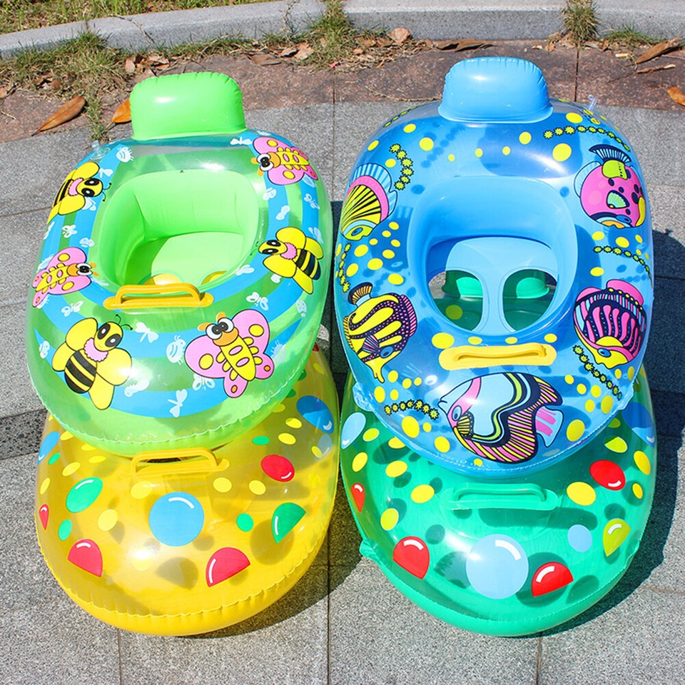 PVC Pool Floats Toy Smooth Color Random Pool Float Ring for Children ...