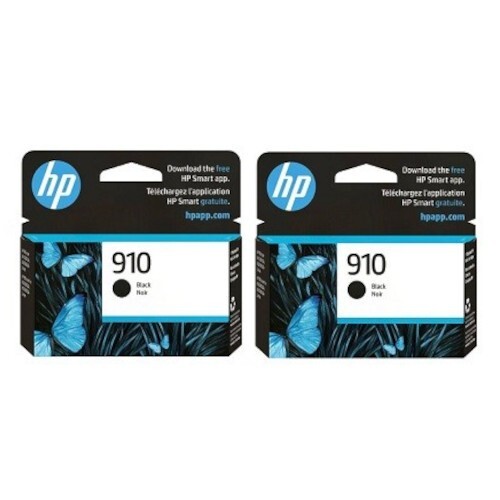 2 Pack HP 910 Genuine Black Ink Cartridge New Bundle Lot | eBay