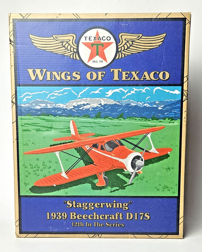 Ertl Collectibles~Wings of Texaco~Staggerwing~1939 Beechcraft D17S ...