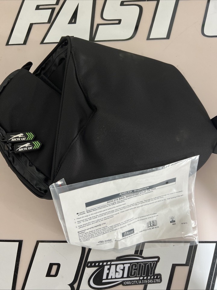 Arctic Cat Large Windshield Bag - 2014-2019 ZR XF M PTA BC 6639-279 | eBay