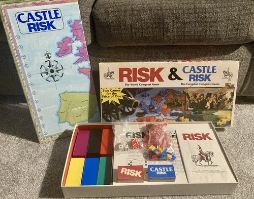 Risk and Castle Risk Board Game Vintage 1986 - 100% Complete ...